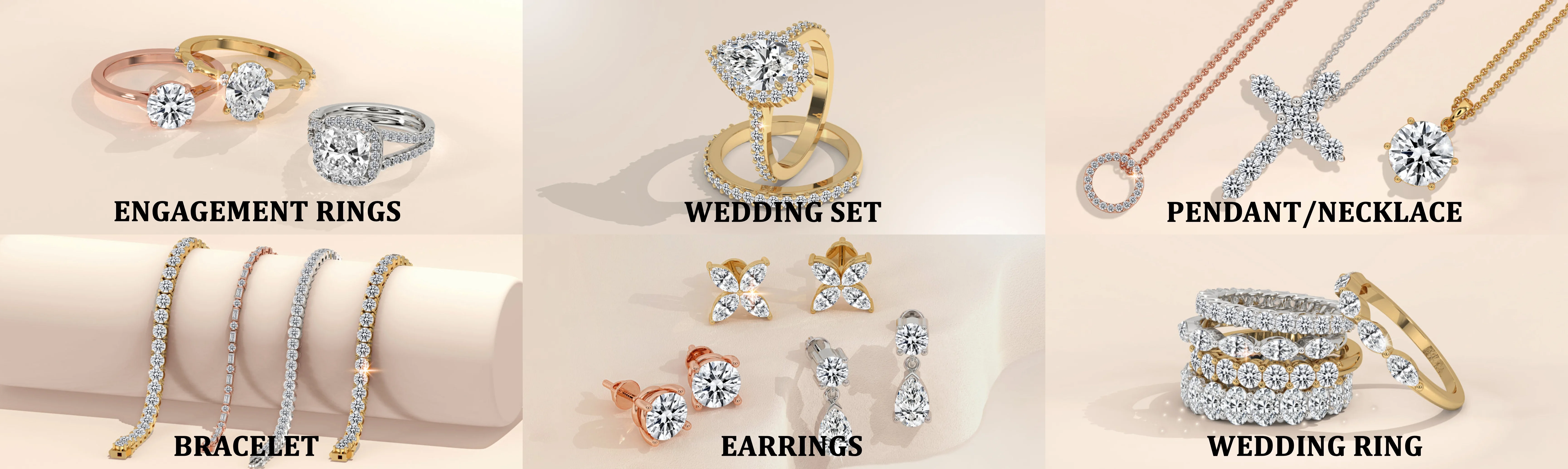 Custom Lab Diamond Rings GIA IGI Certified 10k 14k 18k Solid Gold 1 to ...