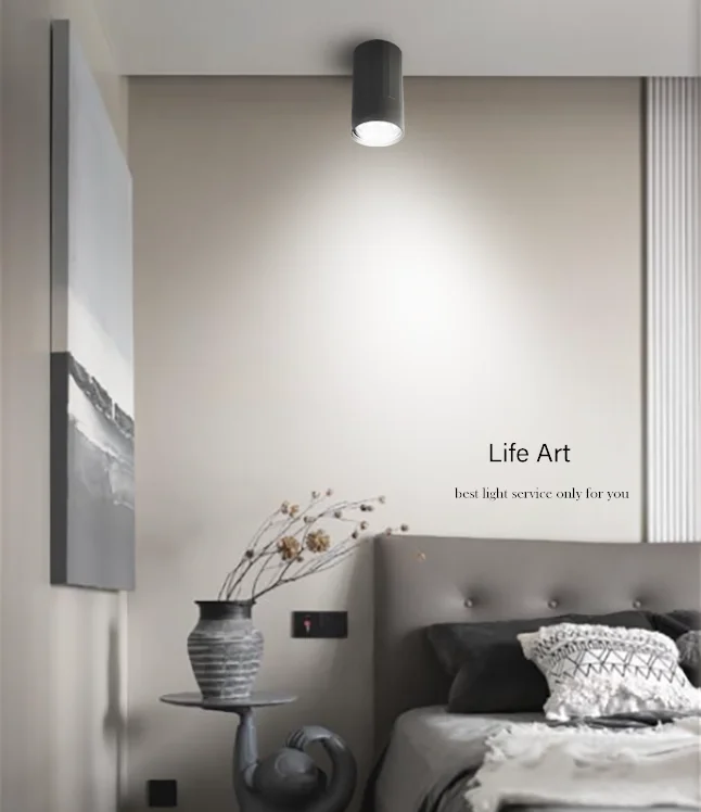 Long Argyle/rectangle Texture Gu10 Led Light Downlight Surface Mount ...