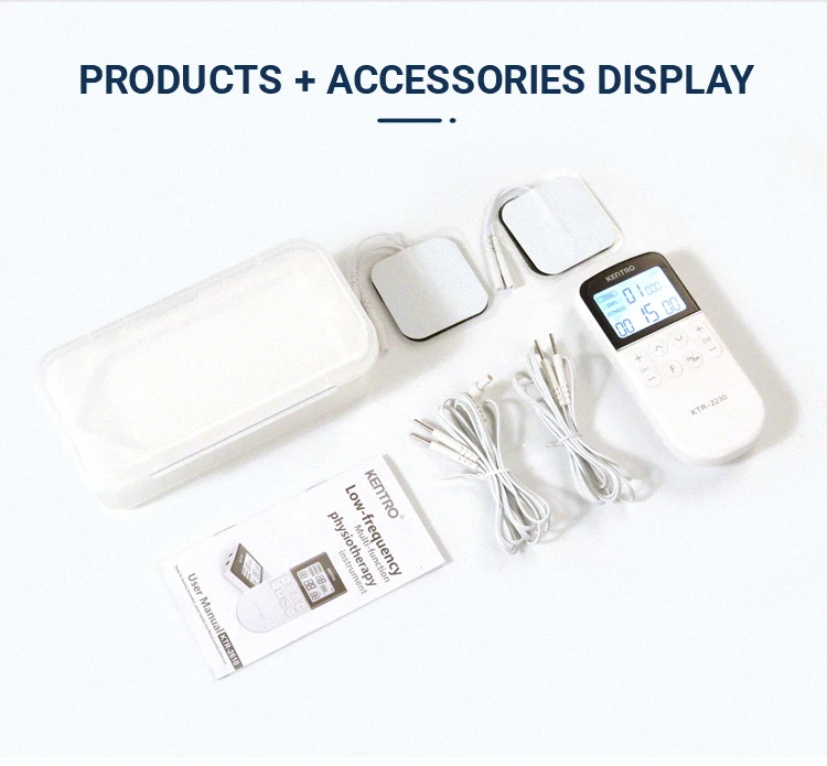 Electrotherapy 2 Channel Mini Tens Massage Stimulator Physiotherapy ...