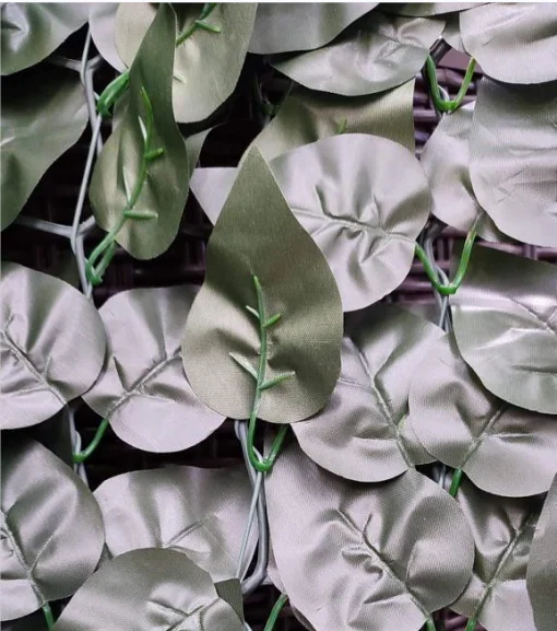 Wholesale Plastic Leaf Privacy Screen Panels Artificial Hedge Leaf ...