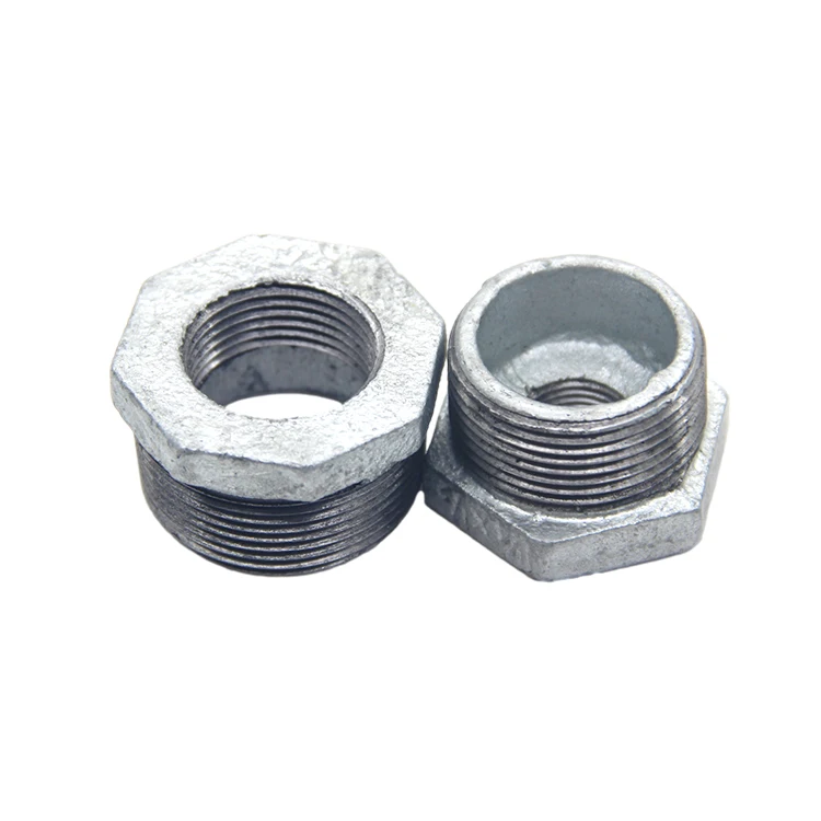 Iso 9001 Sanitary Galvanized Iron Reducing Bush For Pipeline Convey Oil ...