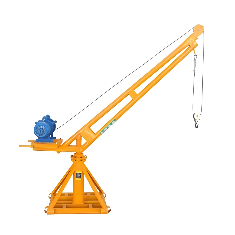 1 Ton Mobile Crane Set For Building Roof Outdoor 1000kg Capacity 30m ...