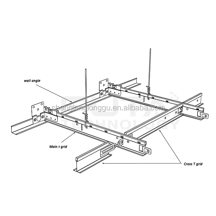 Pt-ceiling System Gypframe T Roll Forming Machine - Buy Tee Bar Machine ...
