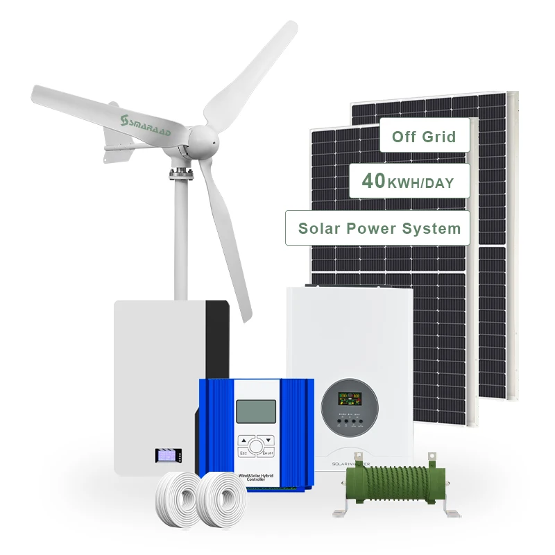 Smaraad Wind Solar Power Hybrid System - 10KW to 40KW