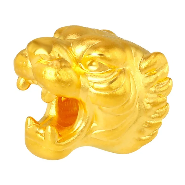 Luxury Fashion 24k Gold Tiger Bracelet Fine Jewelry Women Men Bridal ...