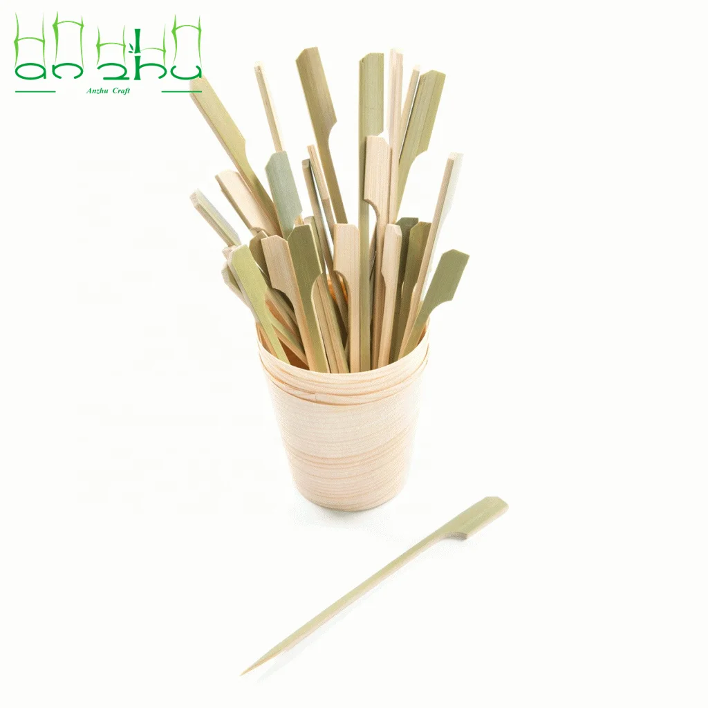 Bamboo Barbecue Teppo Skewers Sticks Bamboo Paddle Barbeque Grill ...