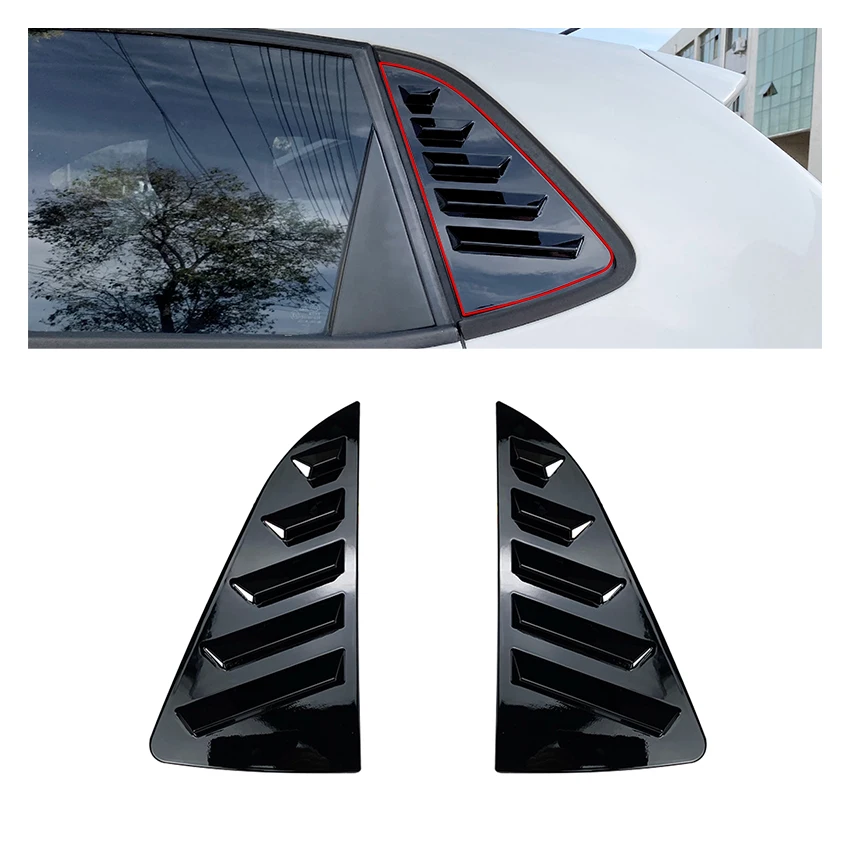 Amp-z Hot Sale Factory Rear Window Louver Shutter Side Vent Cover Trim ...