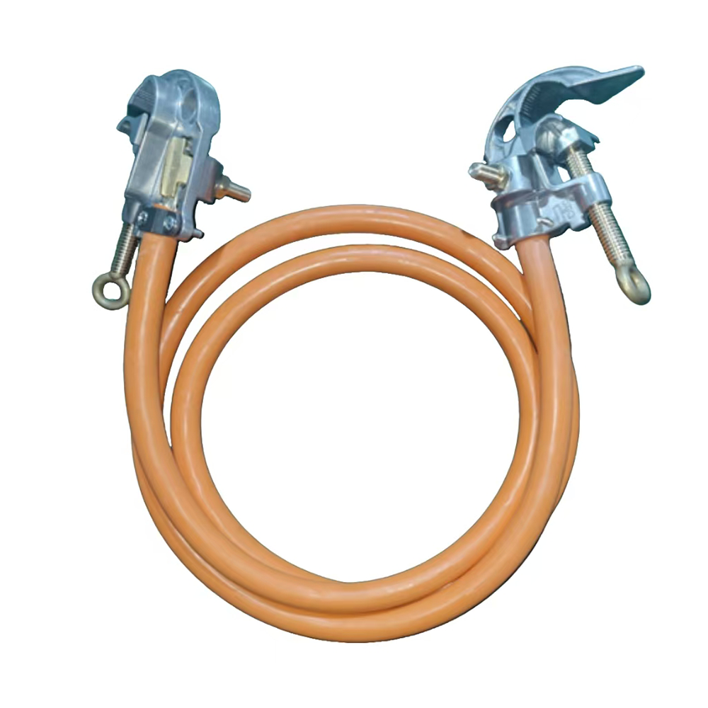 High Voltage Flexible Insulated Jumper Wire Set Grounding Cables ...