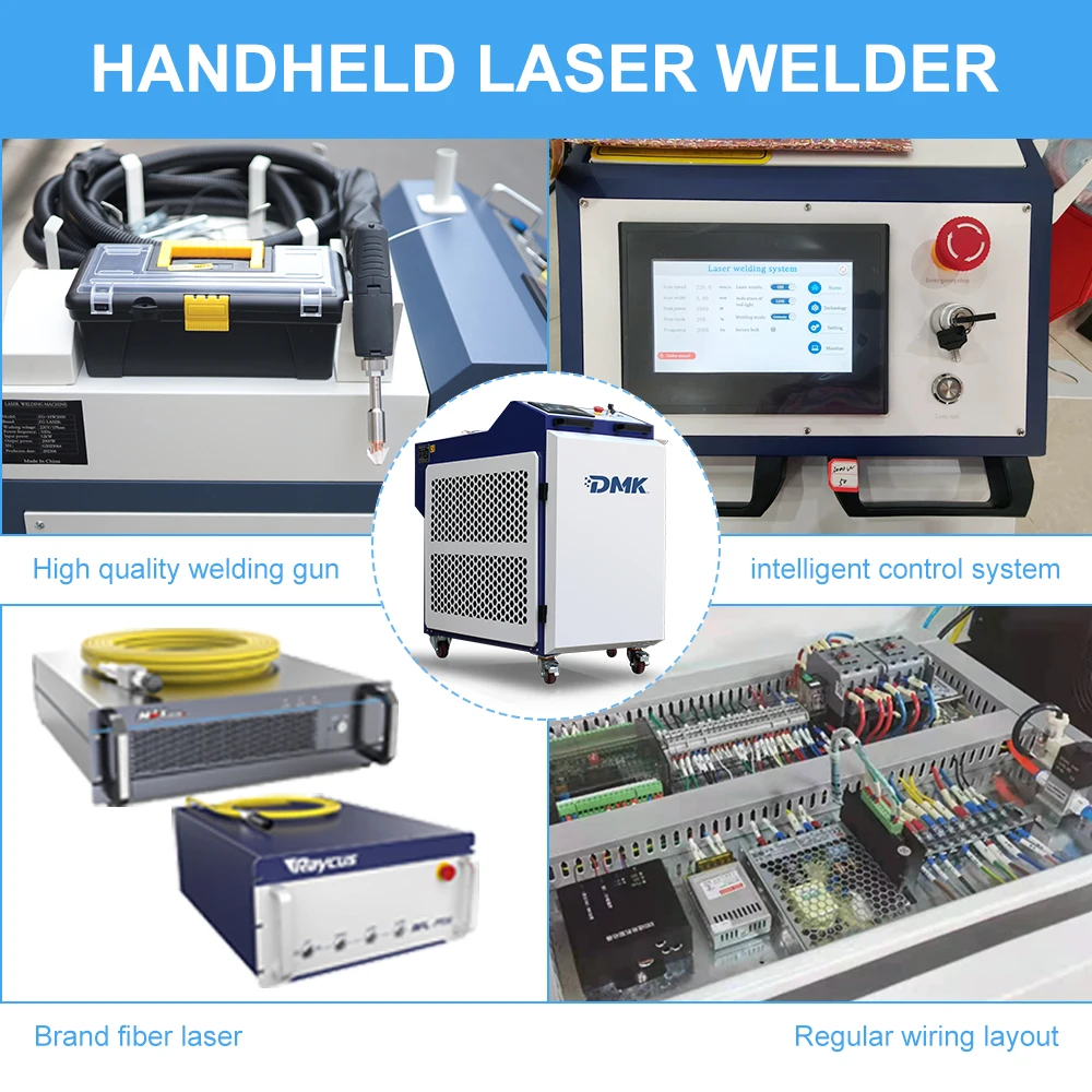 DMK 1500W 2000W 3000W Water Cooling Fiber Laser Welding Machine for ...