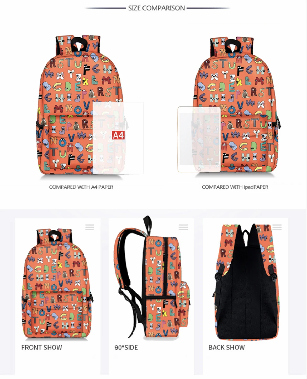 Shop Our New Arrival Custom Print Backpacks for Kids