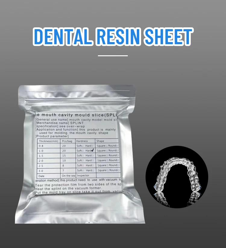 Orthodontic Splint Retainer Slice/Dental Vaccum Forming Sheet / 1.0mm ...
