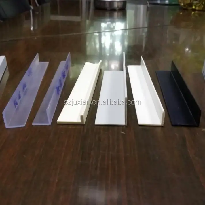 L Shape Rigid PVC Profile - Extruded Hard Plastic Profiles