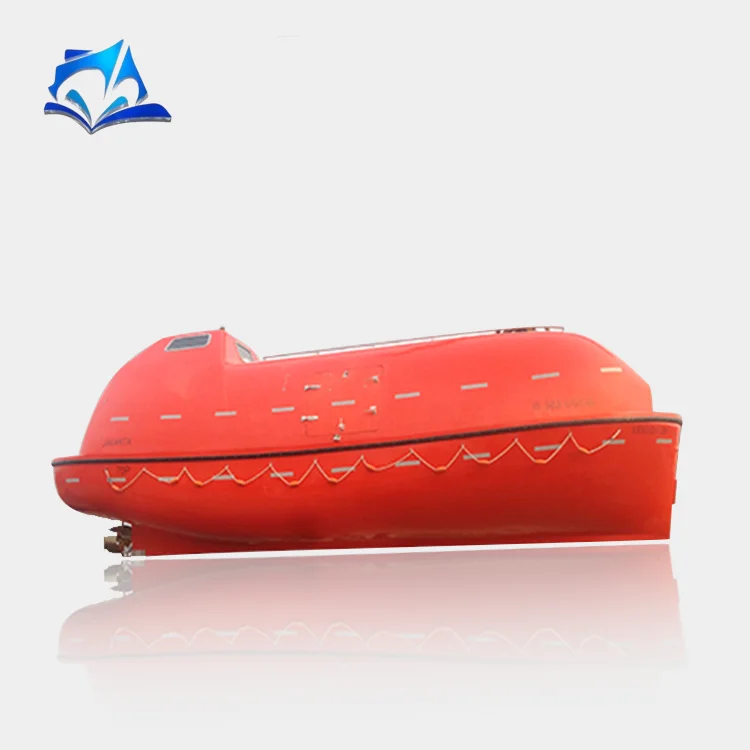 8.5m 85person Totally Enclosed Lifeboat Fire Proof With 120kn Gravity ...