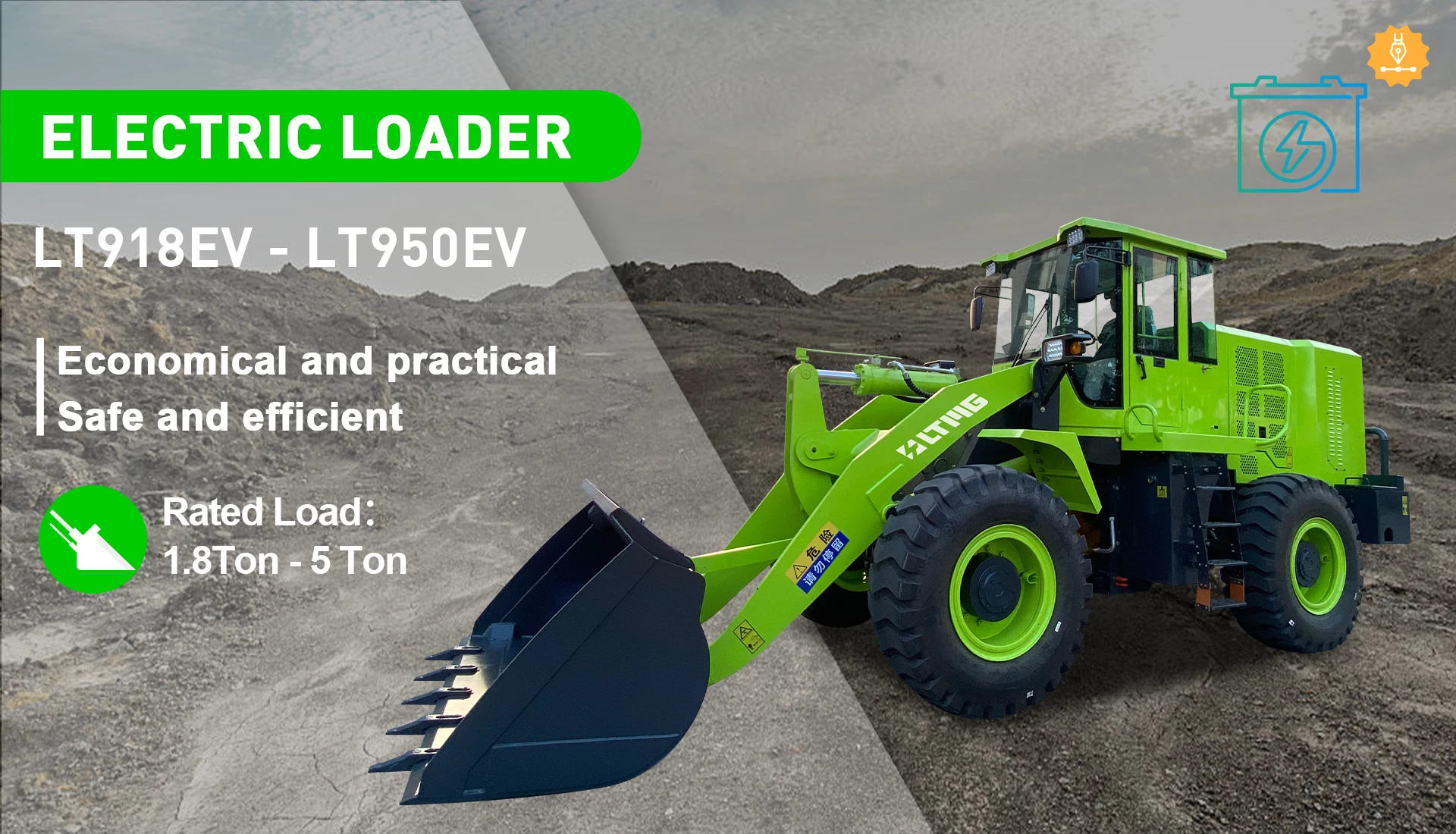 Lithium Battery 5 Ton Wheel Electric Front Wheel Loader| Alibaba.com