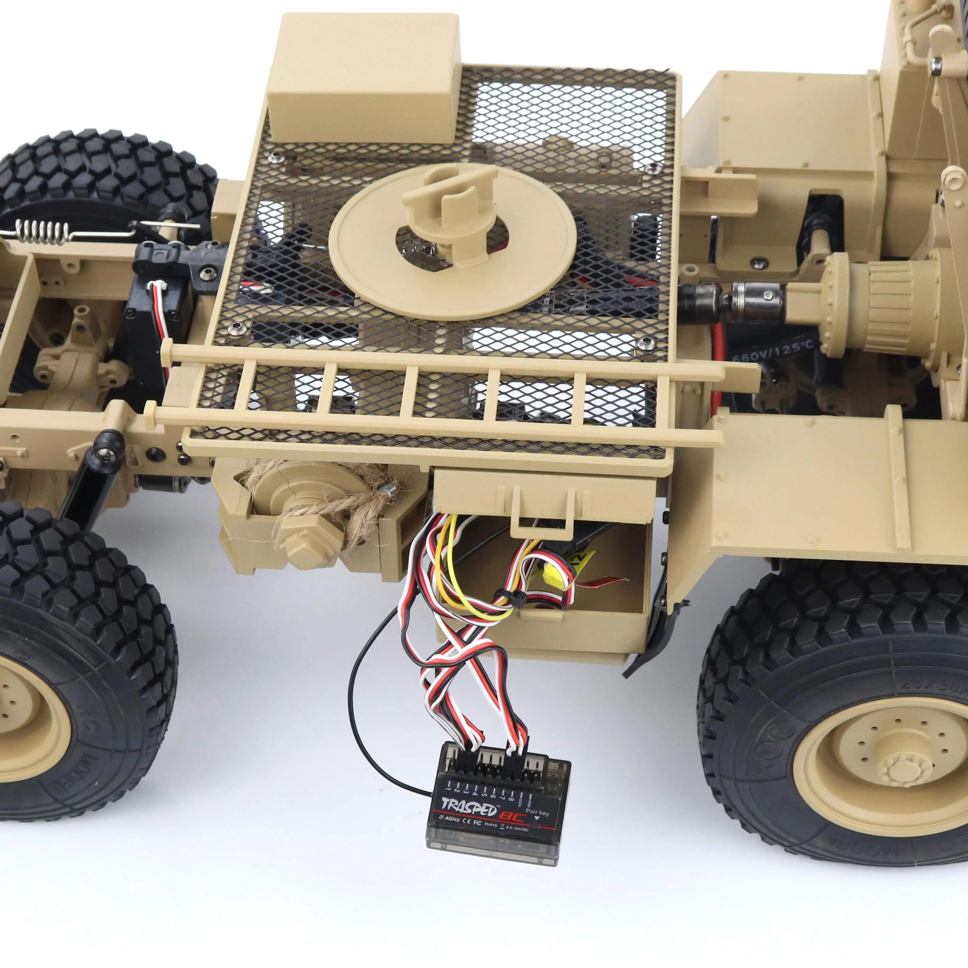 2023 HOSHI HG-P802 PRO RC Truck - US Army Toys 8X8 Tractor