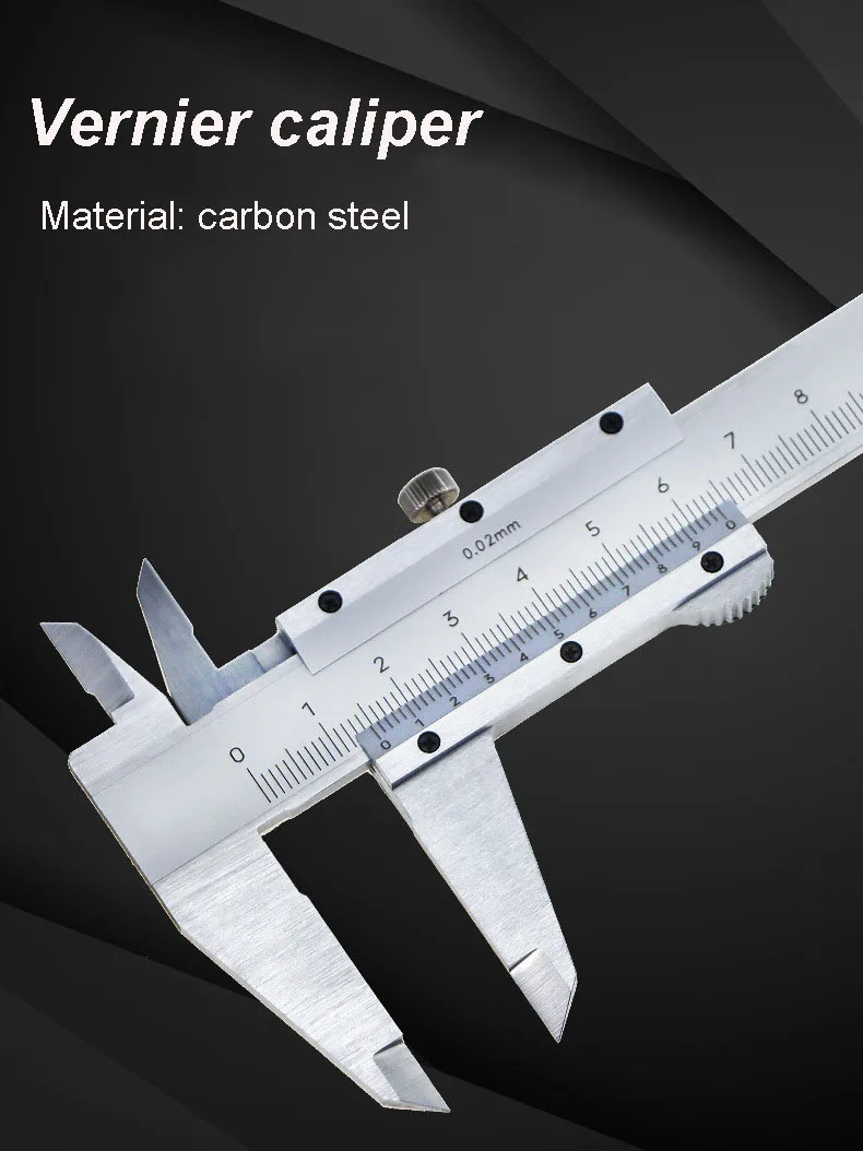 Durable Vernier Caliper Steel Inner/outer Diameter Measuring Gauge ...