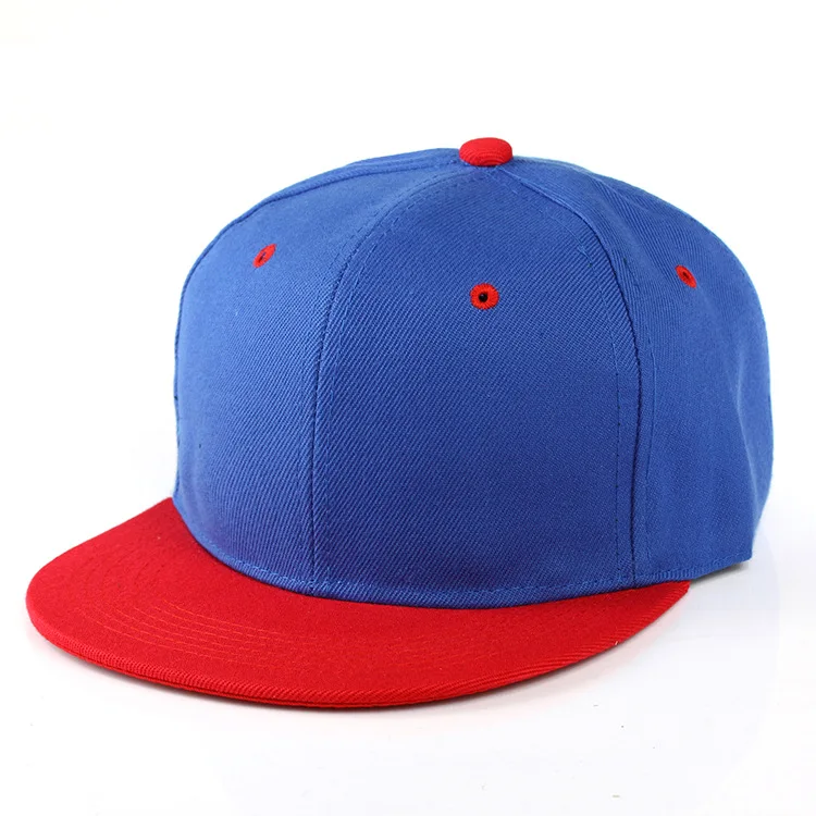 High Quality Flat Edge Hip-hop Hats 5 Panel Woven Label Logo Sports Cap ...