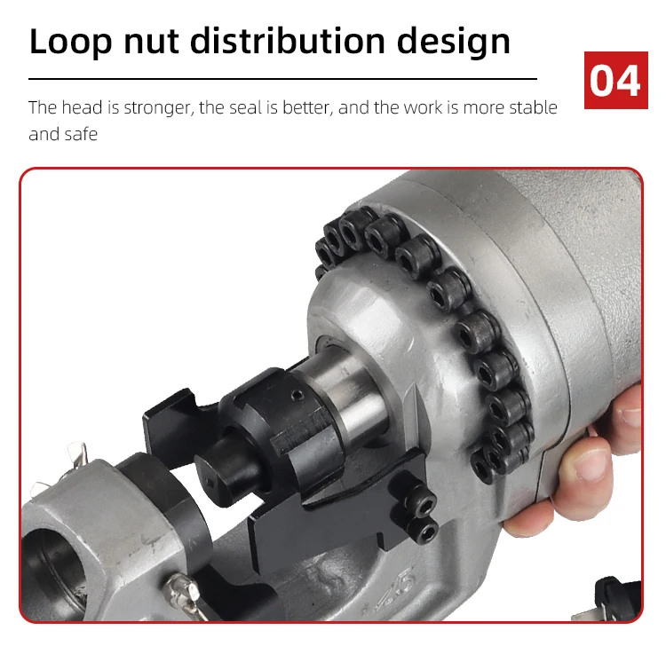 NMHP-25 Electric Hydraulic Punching Machine Brushless Motor Angle Iron ...