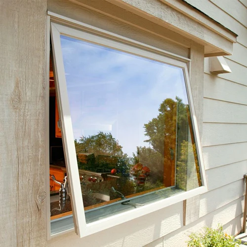 Thermal Break Aluminium Gas Strut Pass Through Windows Top Hung ...