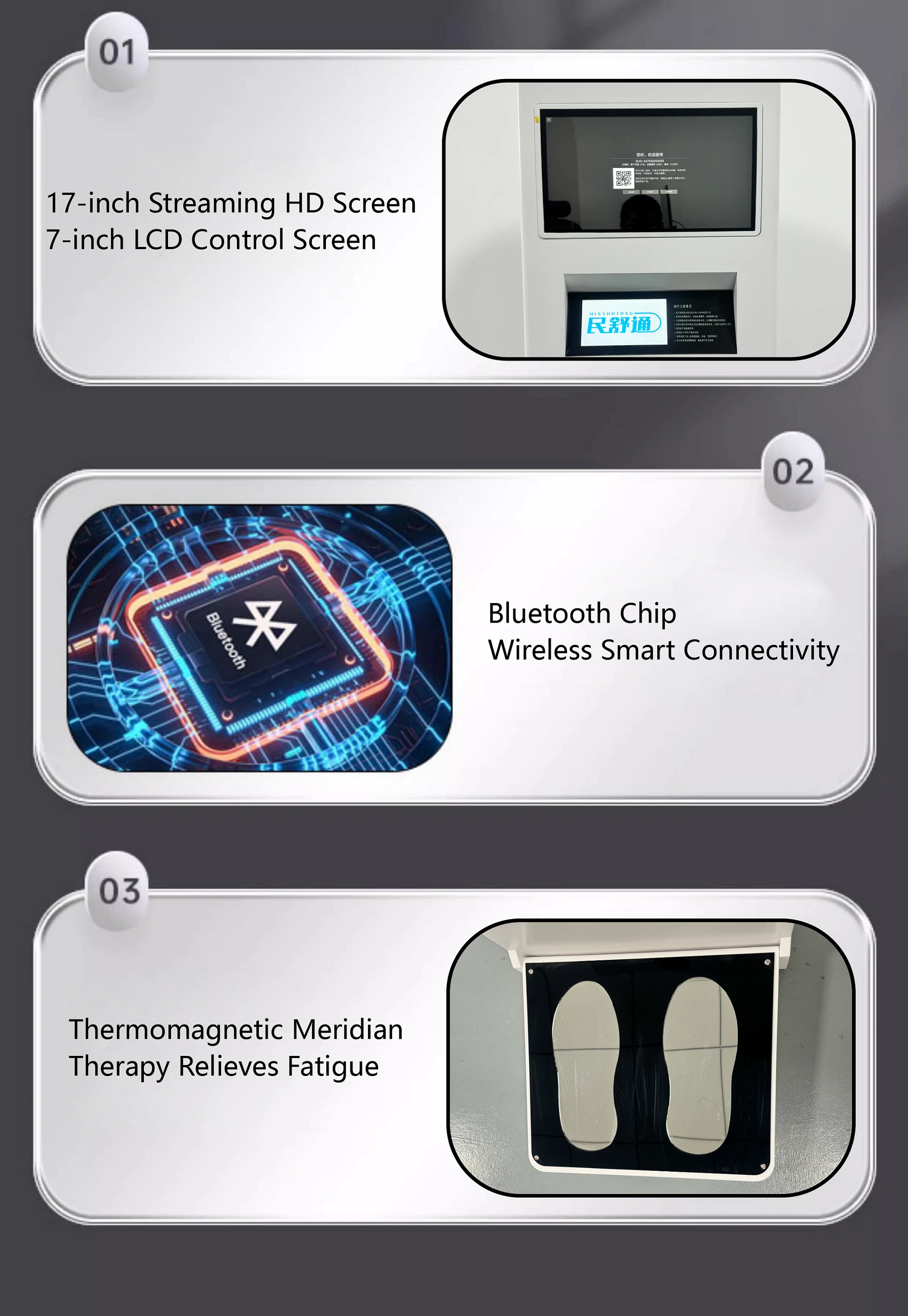 Bluetooth Chip Smart Health Management Physiotherapy Foot Massage ...