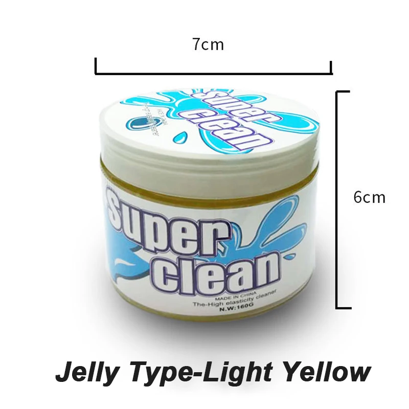 Car Computer Keyboard Cleaning Gel Multi-function Dust Cleaning Tool Reusable 160g Magic Cleaner ...