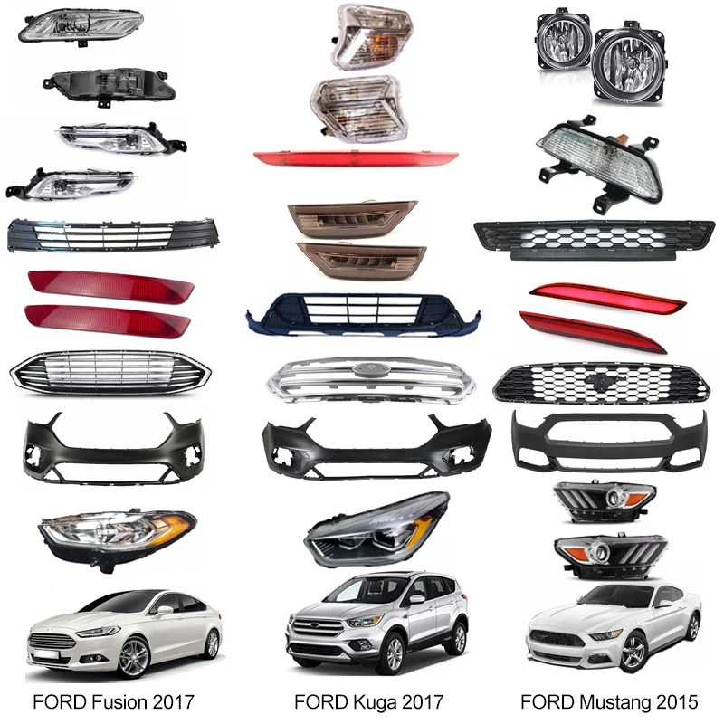 Uda For Ford Fusion Kuga Mustang High Quality Body Parts Car Kit Front ...