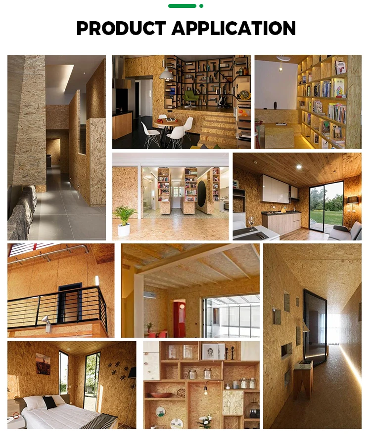 Decorative Interior Osb Board 9mm 11mm 12mm Osb 4x8 Feet Osb3 For Construction With Factory ...