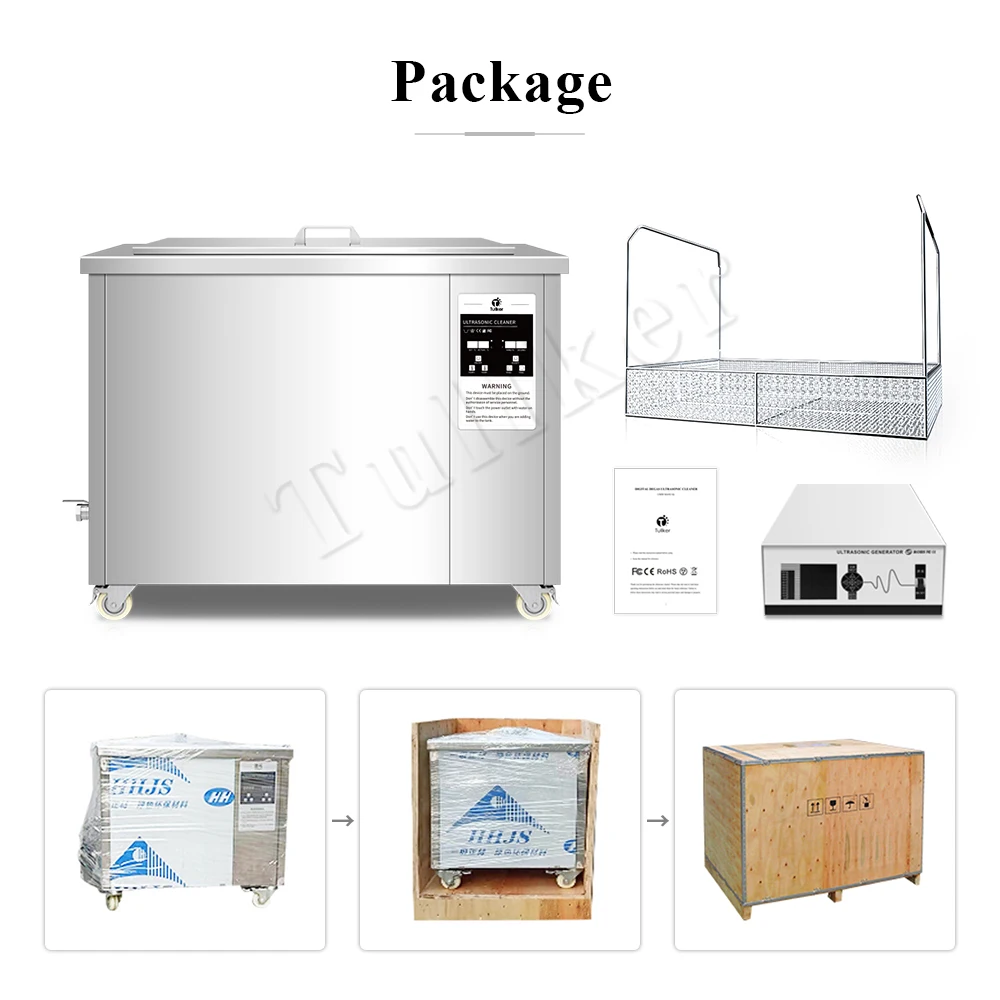 Industry 264l Digital Ultrasonic Cleaner Acid-base Resisting Oven Dip ...