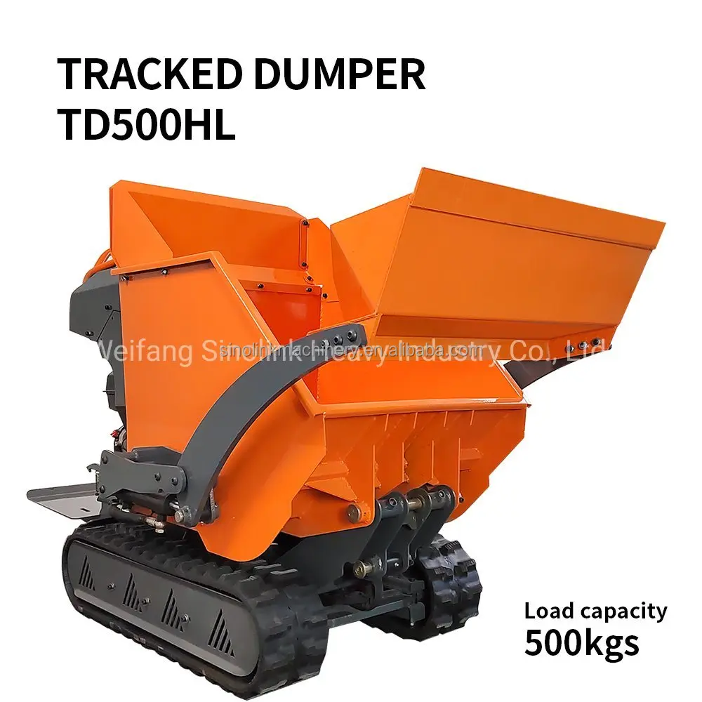 Tdh500l Dump Truck / Tracked Standing Hydraulic Dump Truck / Site ...