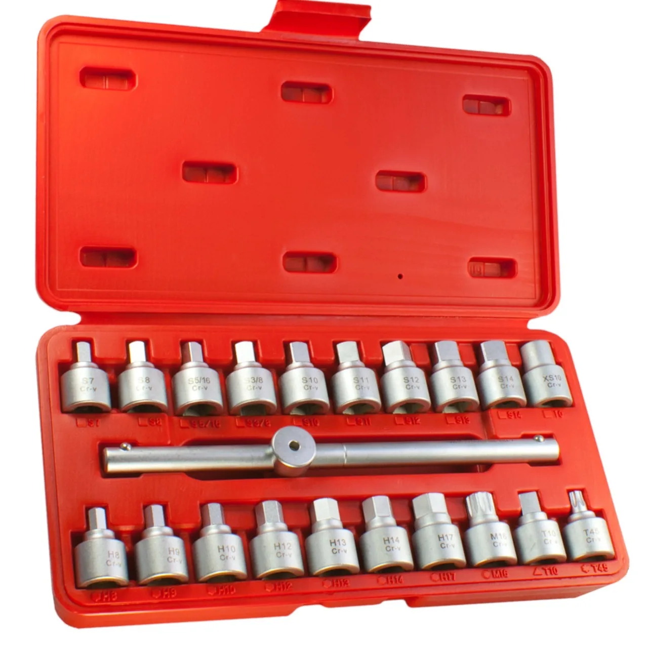 Professional Supply Car Repair Tool Kit Oil Drain Plug Key 21Pcs/Set ...