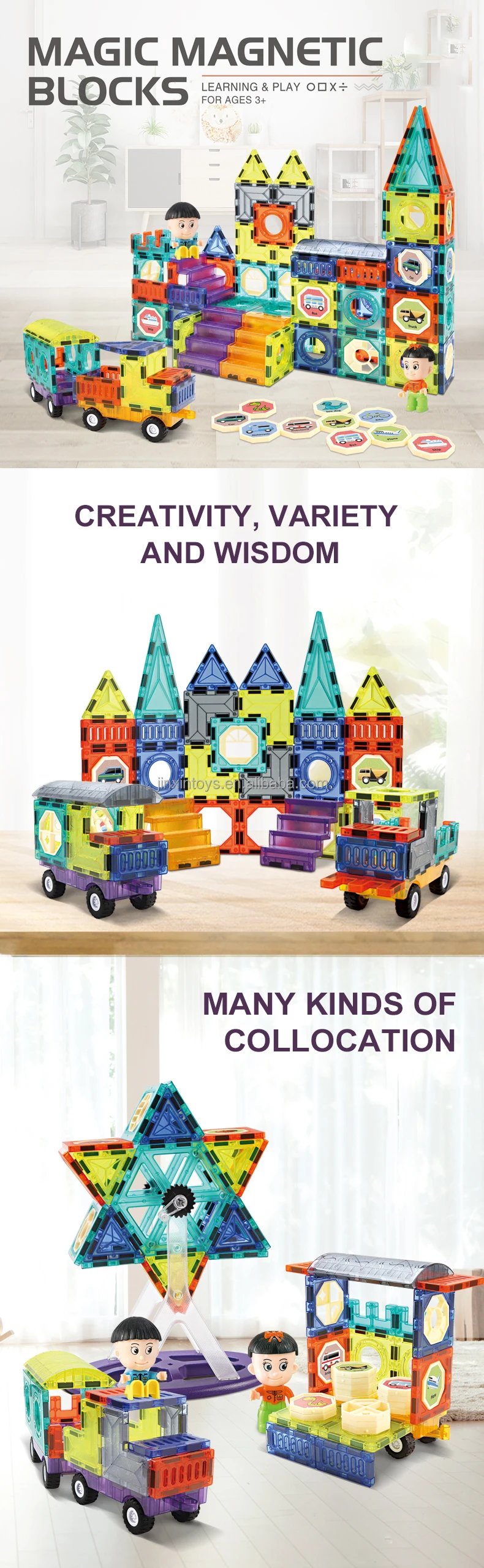 Top 10 Trending Products Stem Montessori Toys Colorful Versatilen ...