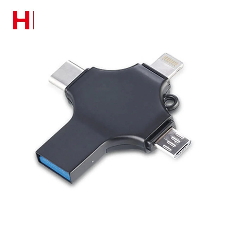 Factory Wholesale 4 In 1 Type-c Otg Usb Flash Drive 4gb 8gb 16gb ...
