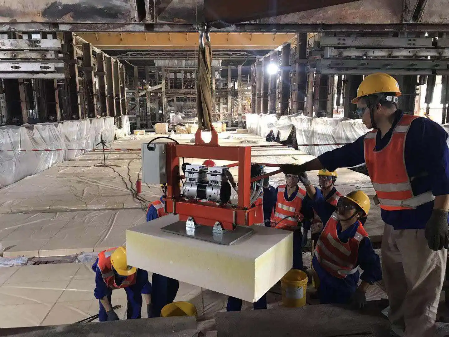 Pneumatic Tilting Granite Marble Stone Slab Lifting Equipment Vacuum ...