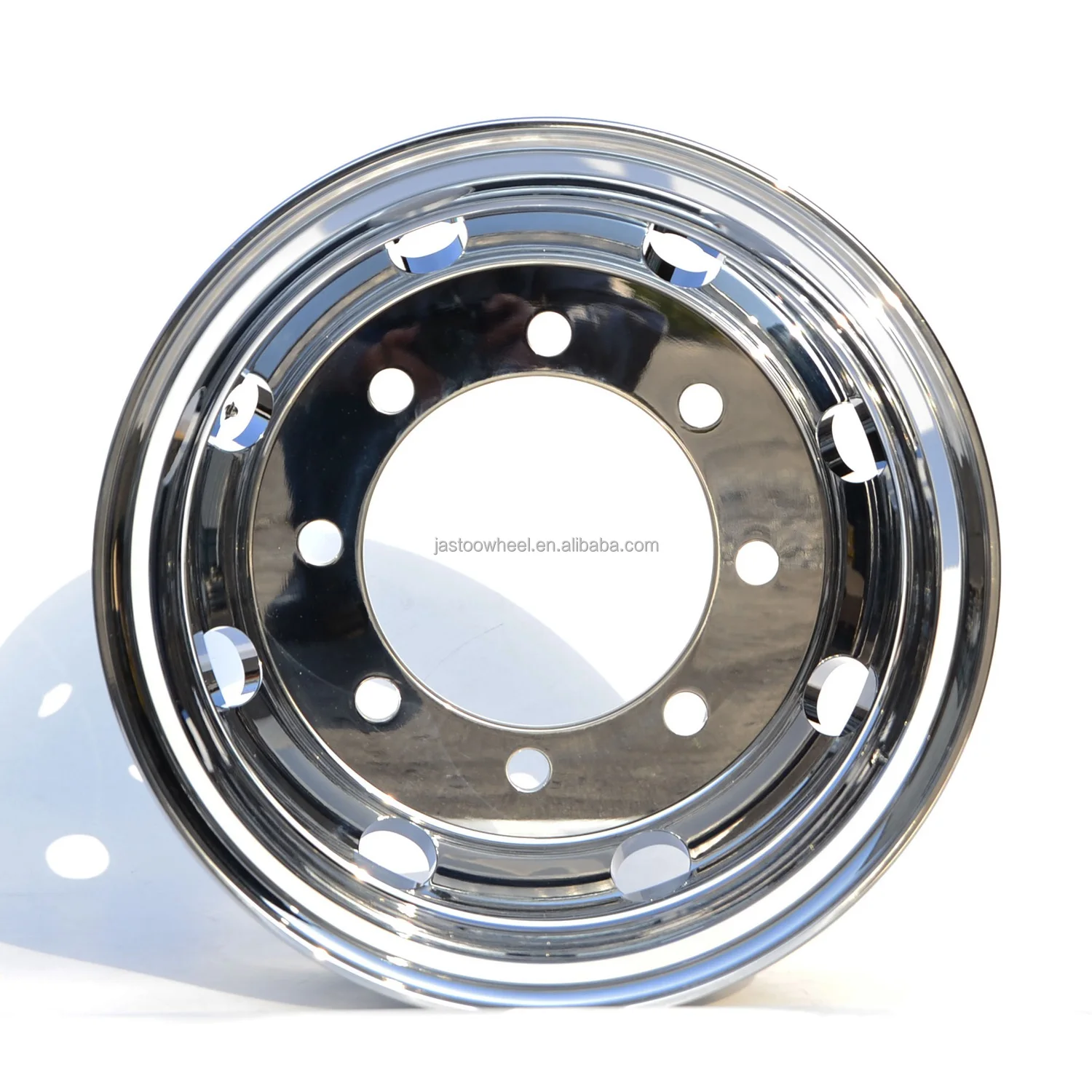 Water Chrome Semi Truck Rims - Durable 19.5 Aluminum Wheels