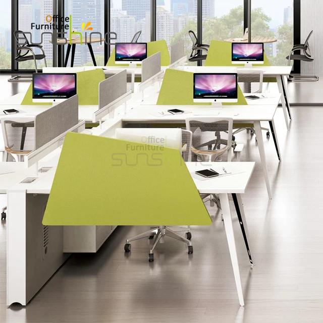 Modular Workstation Office Desk with Side Cabinet