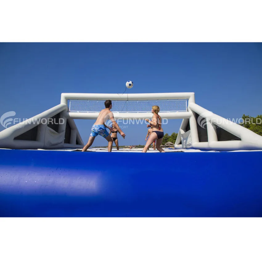 Outdoor Inflatable Floating Volleyball Court - Funworldsport