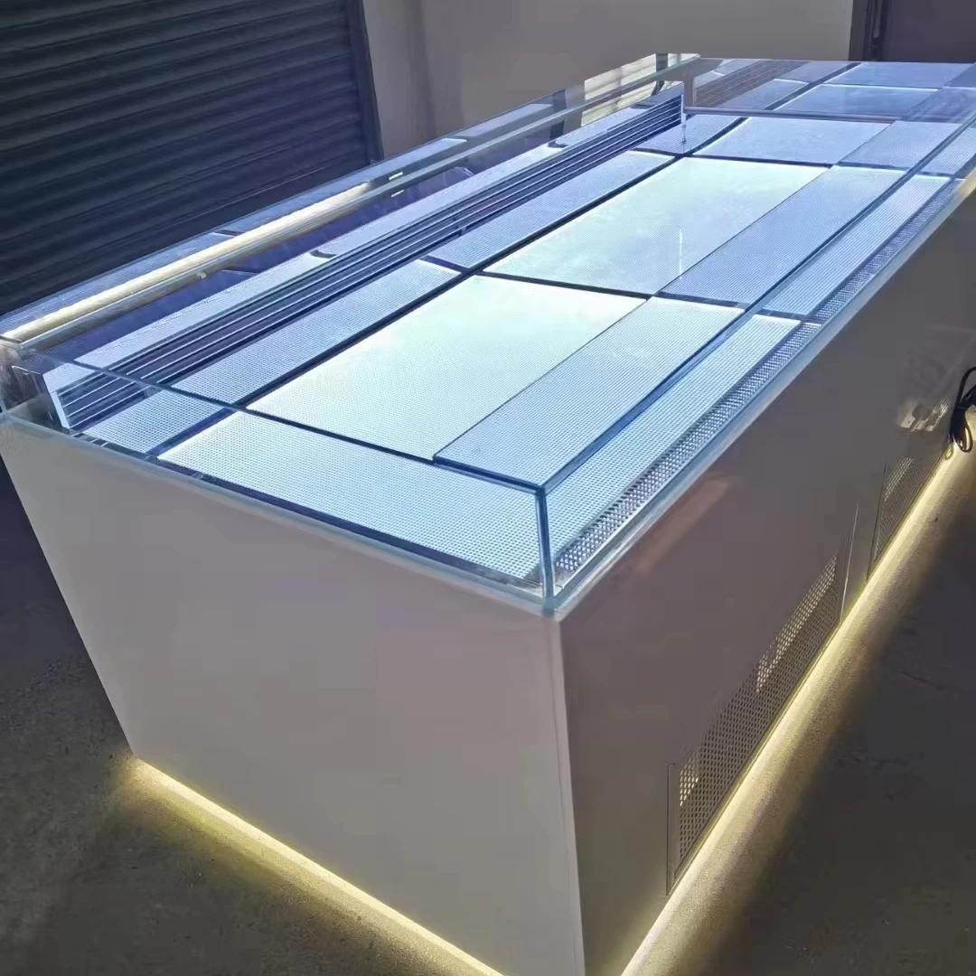 Cake Showcase Fridge Freezer Prep Table Commercial Salad Table ...