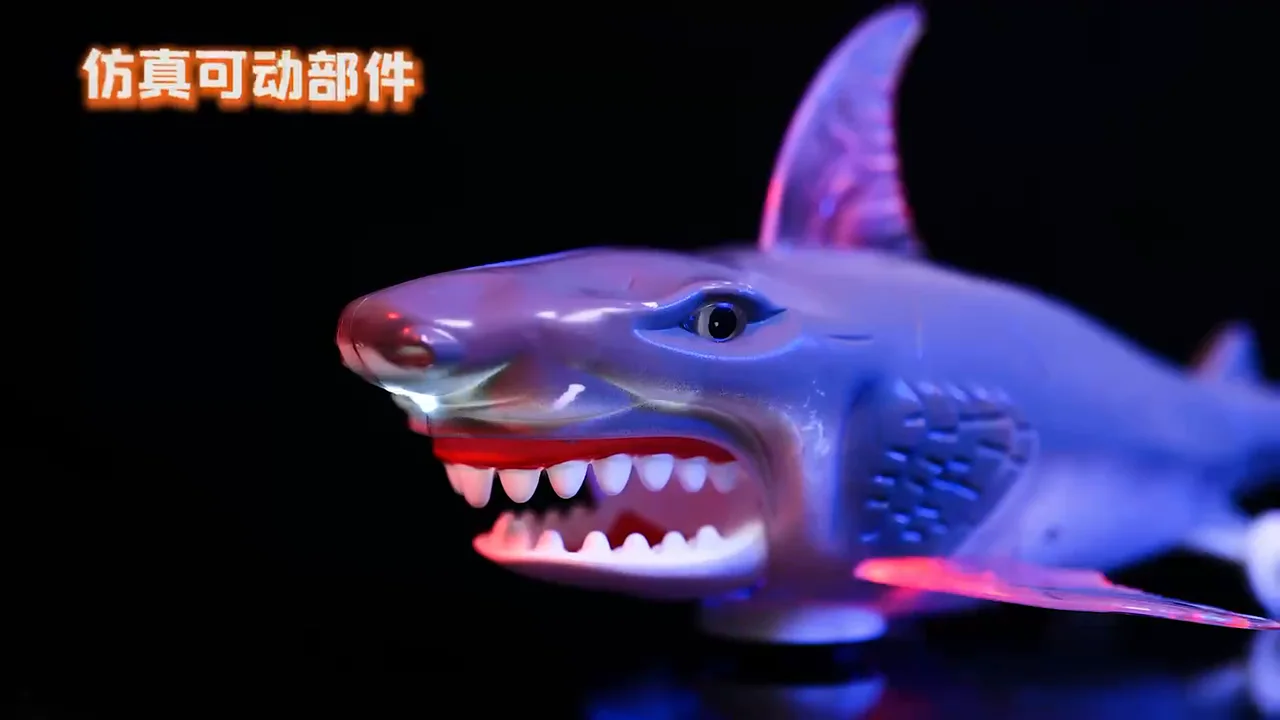 Universal Electric Shark Toys With Led Lighting Projection And Moving ...