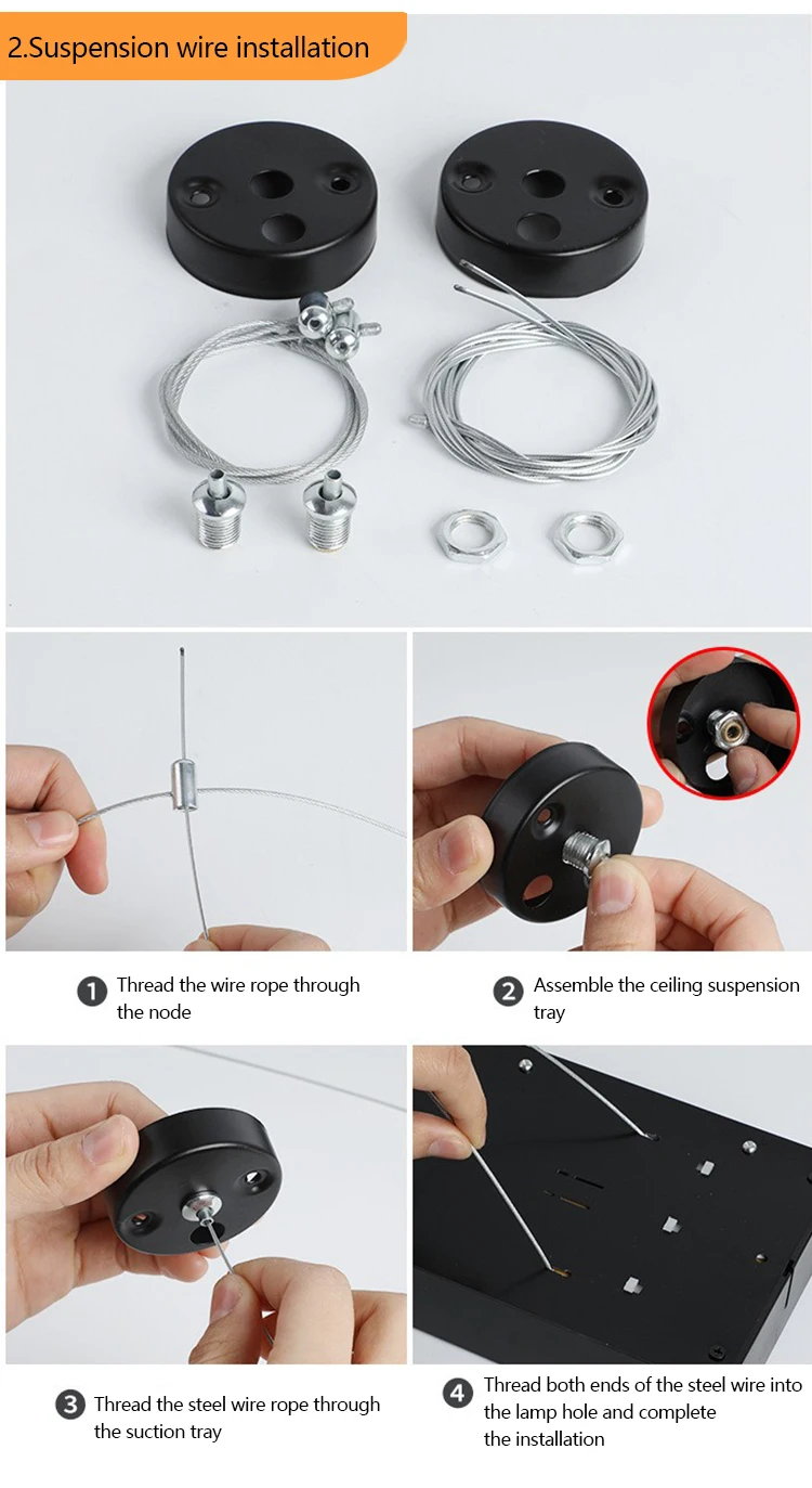 Architectural Linear Pendant Light Black White Profile Low Emf Ugr 19 ...