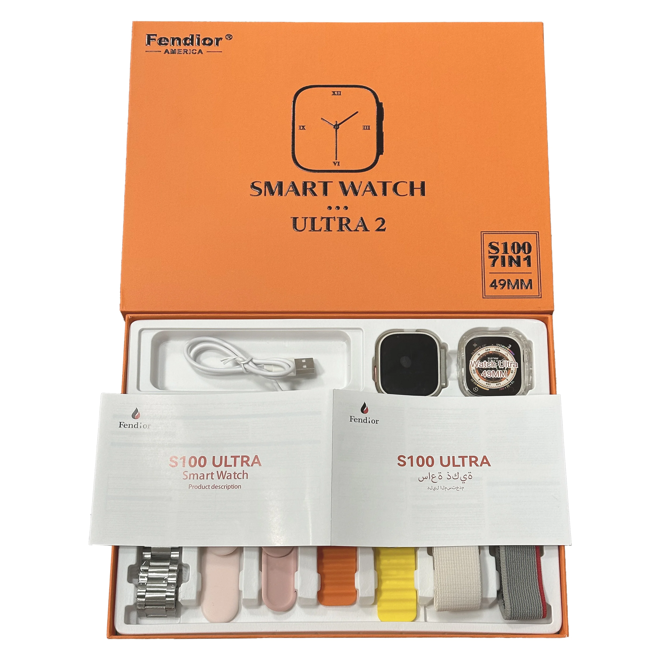 Reloj Inteligente S100 Ultra New Smart Watch 8 In 1 Straps Smart Watch ...