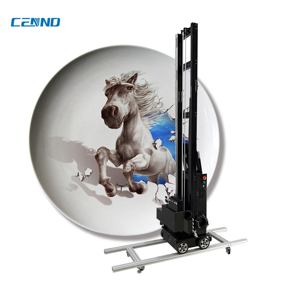 Lc-a2 Wheeled 3d Wall Printer Large Equipment Vertical Painting Robot ...