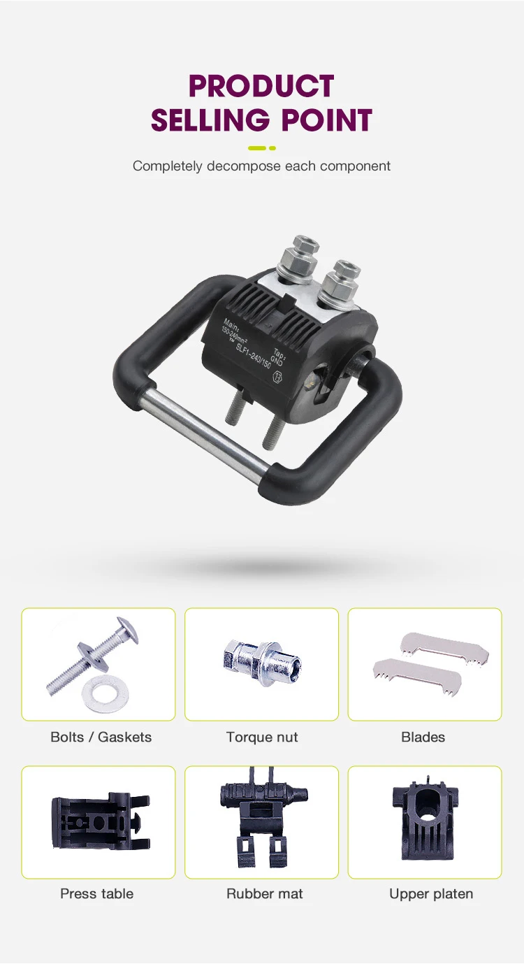 WZUMER High Voltage 10KV SLF10-185/95 Grounding Rings Insulation ...