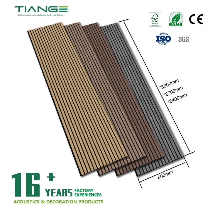 Tiange Slat Wood Wall Acupanel Panel Design Oak 1 Sided Akupanel ...