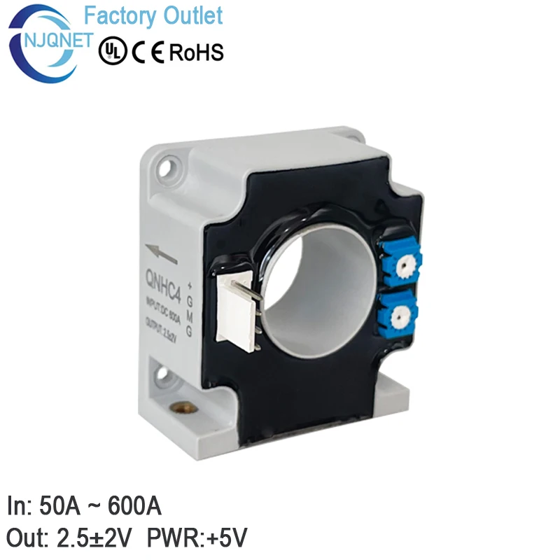 hall effect current sensor QNHC4 100A 200A 400A 600A / 2.5+-2V current ...