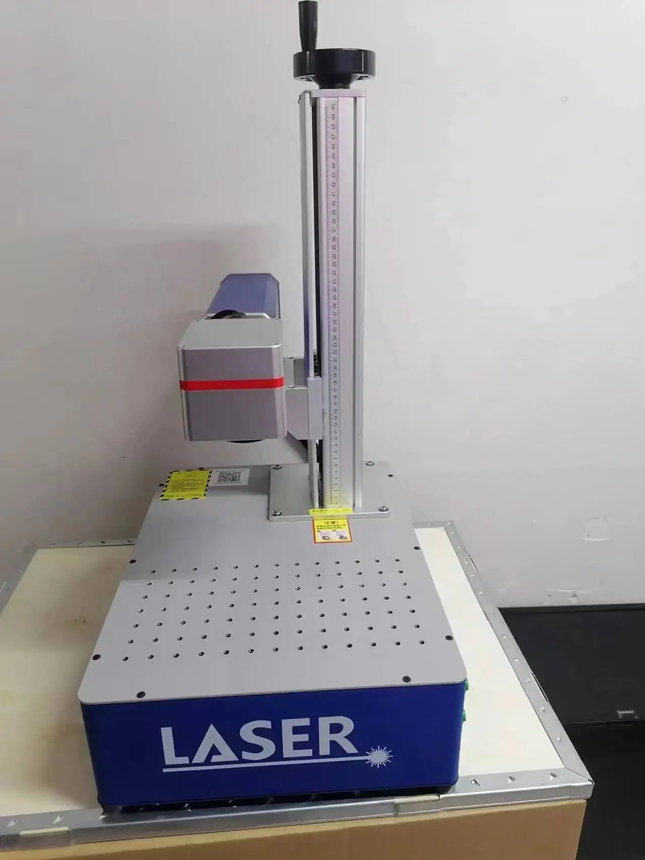 Animal Cattle Ear Tag Printer 20w Laser Fiber Marking Machine 30w For ...