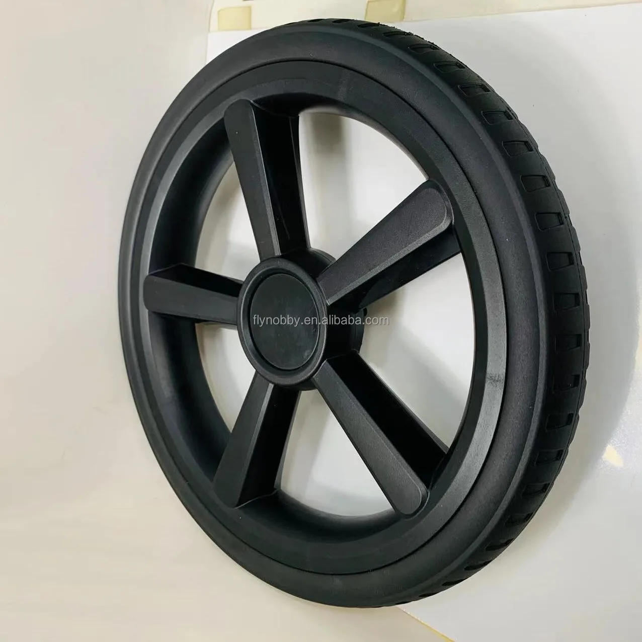 12 Inch Plastic Hub PU Foam Tire Wheel for Shopping Cart