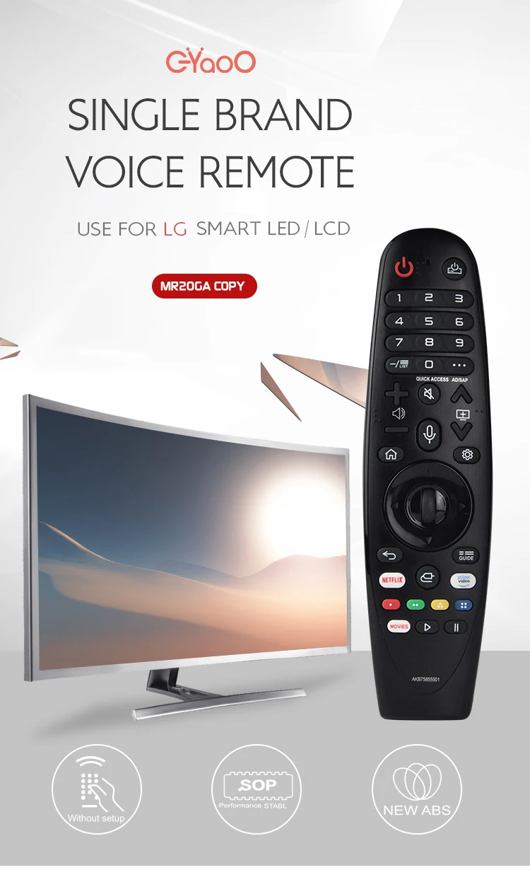 AN-MR18BA MR20BA Wireless Voice Cursor Function Remoto MR20GA AN-MR19BA ...
