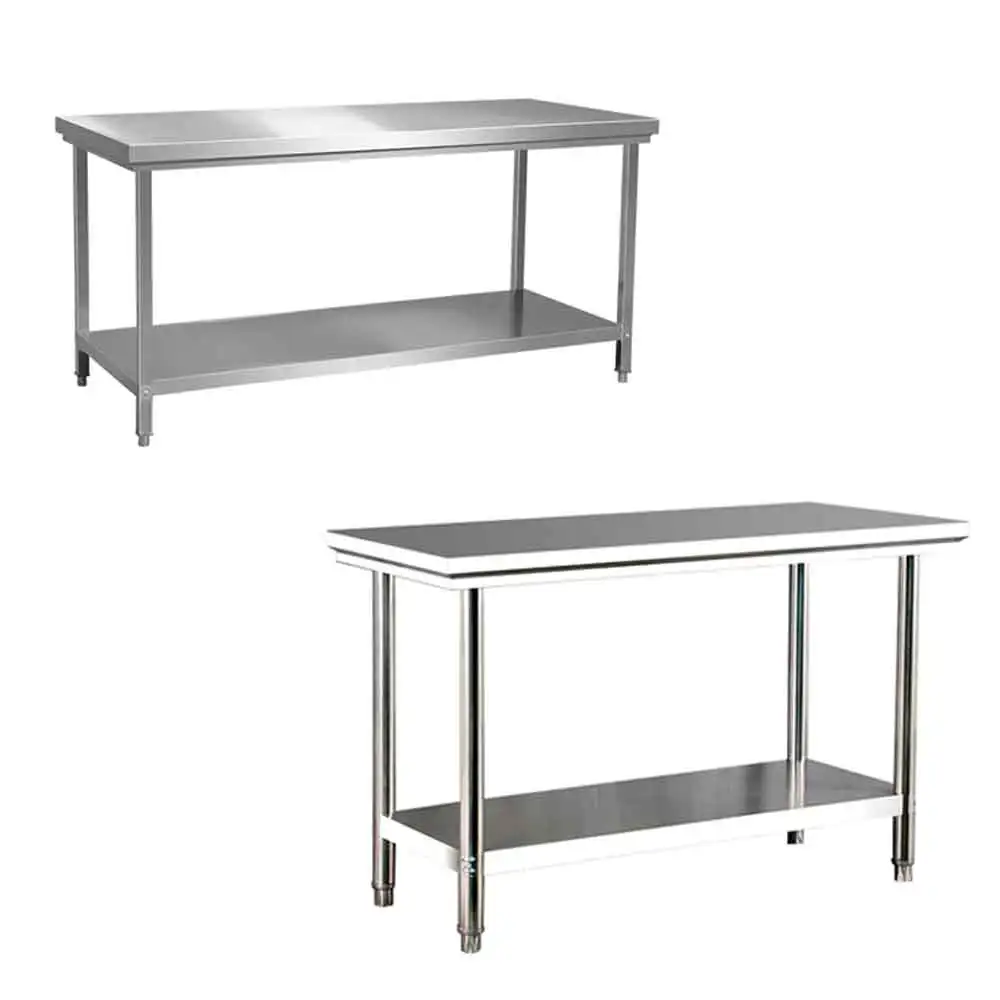 201 / 304 Stainless Steel Work Table Worktable For Commercial Kitchen ...
