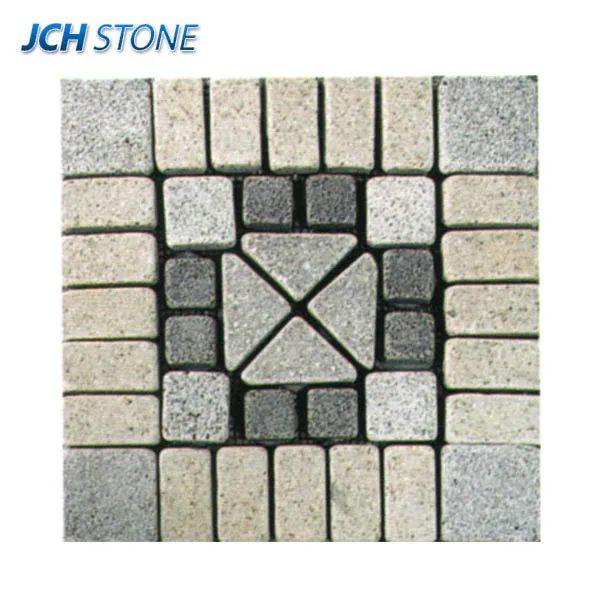 Public Square Granite Cubes - Durable Cobblestone Pavers