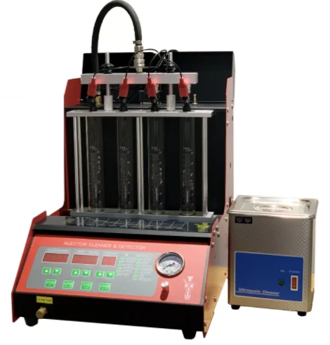 2 Jars Motorcycle Fuel Injector Analyzer Cleaner Tool Gasoline ...